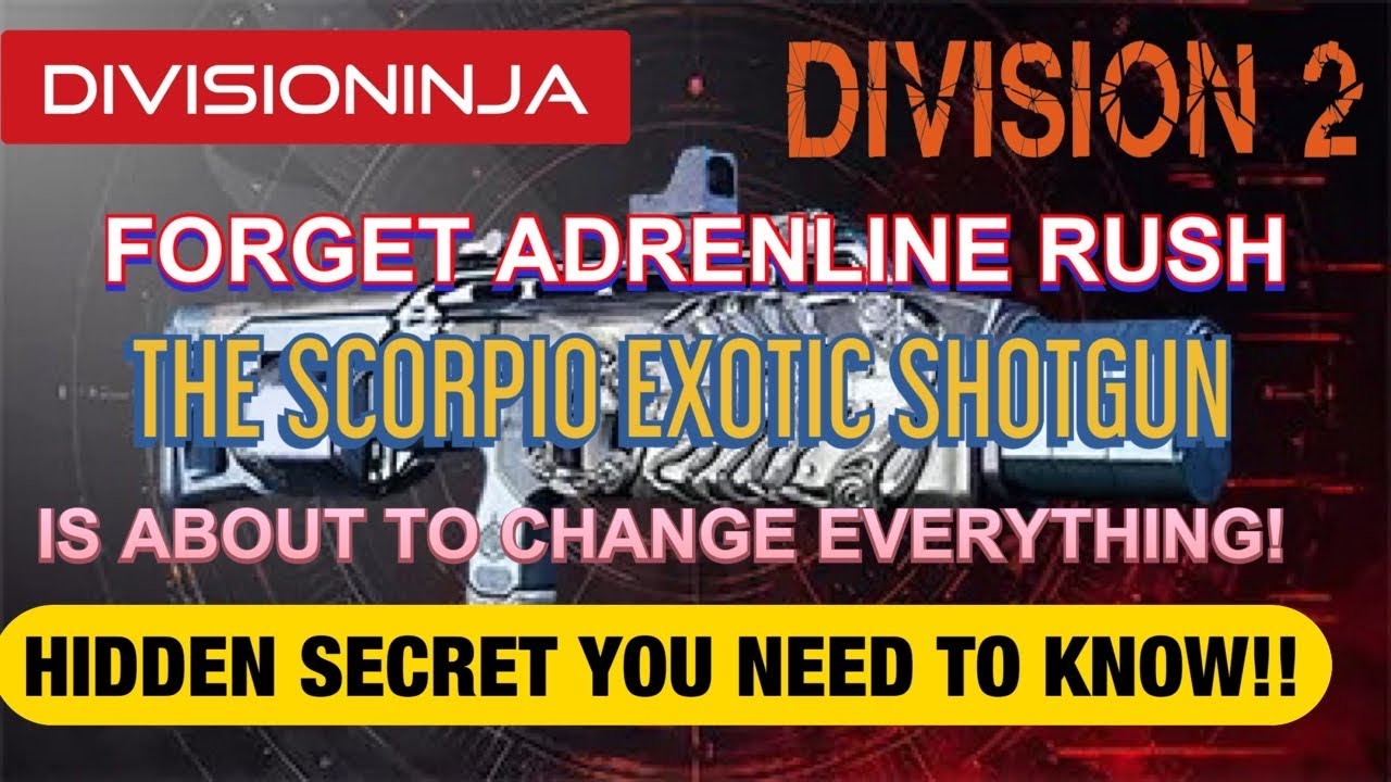 DIVISION 2| The Galvanised Scorpion Build |Hidden secret you need to ...
