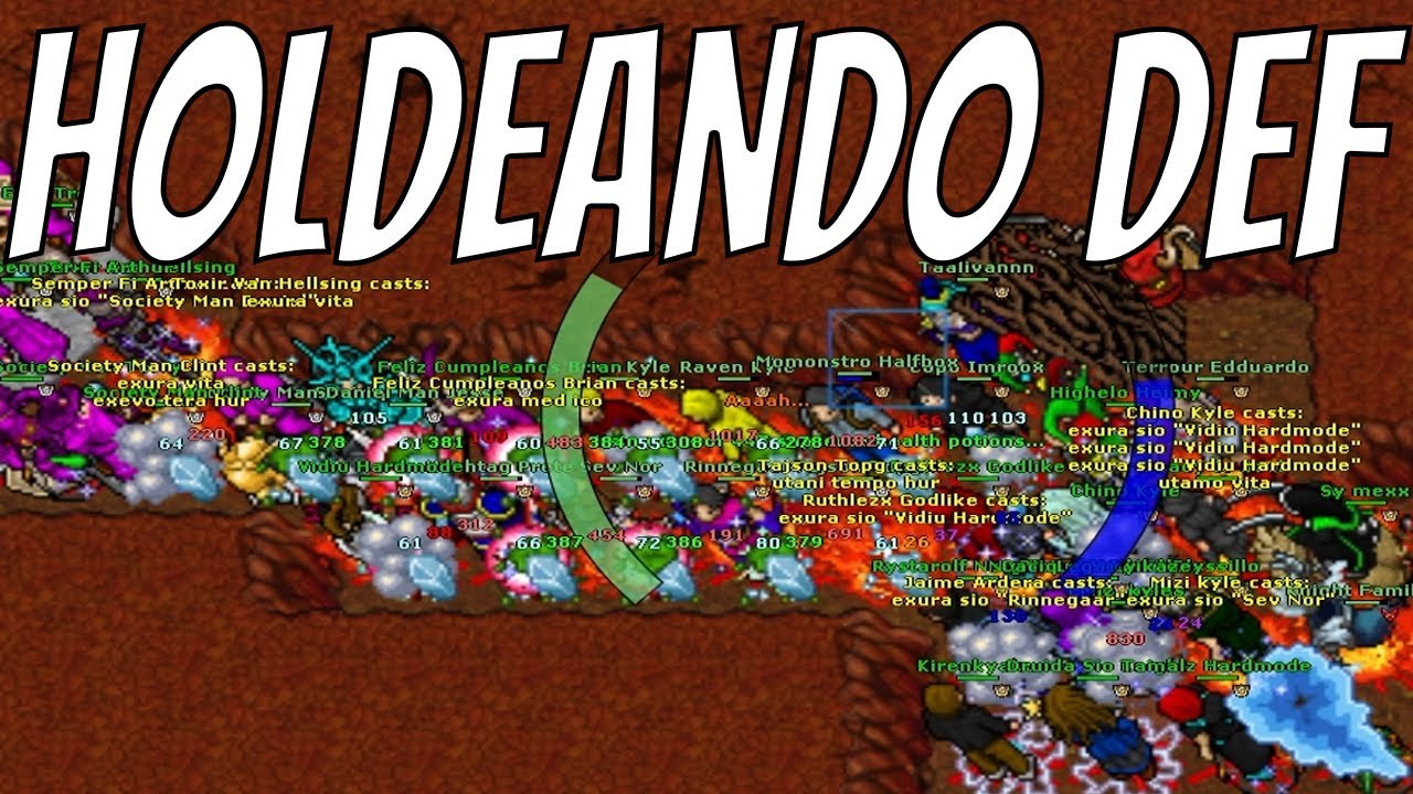 Tibia War - Ardera - HOLDEANDO DEFENSA DE FERUMBRAS - PARTE 1 - YouTube