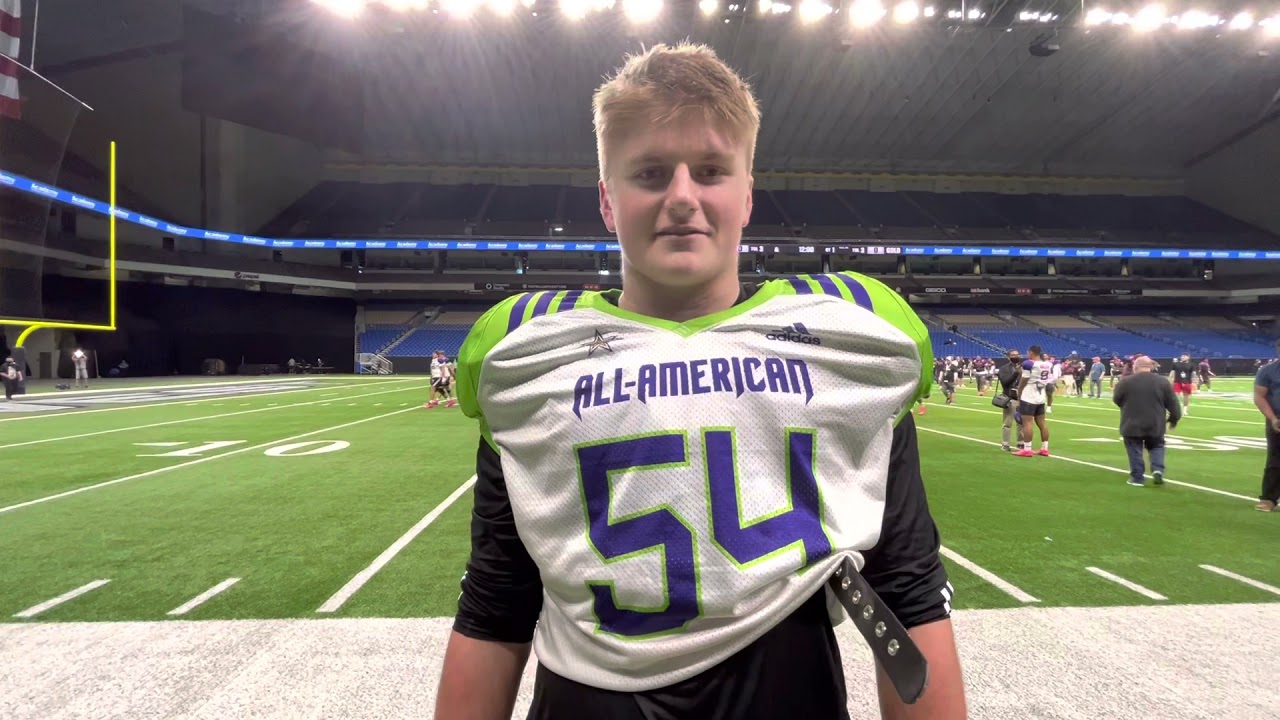 Interview with Notre Dame OL Signee Ashton Craig from All-American Bowl ...