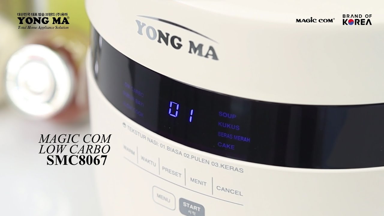 Tips & Trick Masak Nasi Rendah Gula! Magic Com SMC8067 Low Carbo! - YouTube