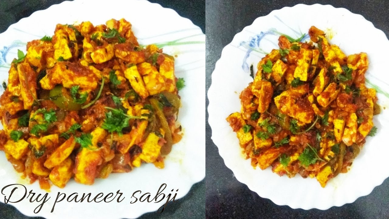 Dry Paneer Sabji | Easy and tasty Paneer recipe | Quick Paneer Sabzi ...