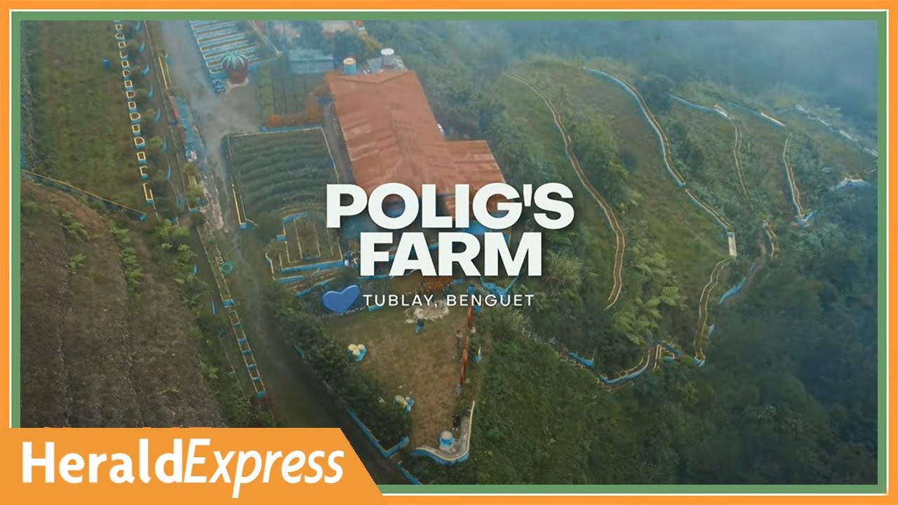 Benguet Aerial Tour: Polig's Farm #Baguio - YouTube