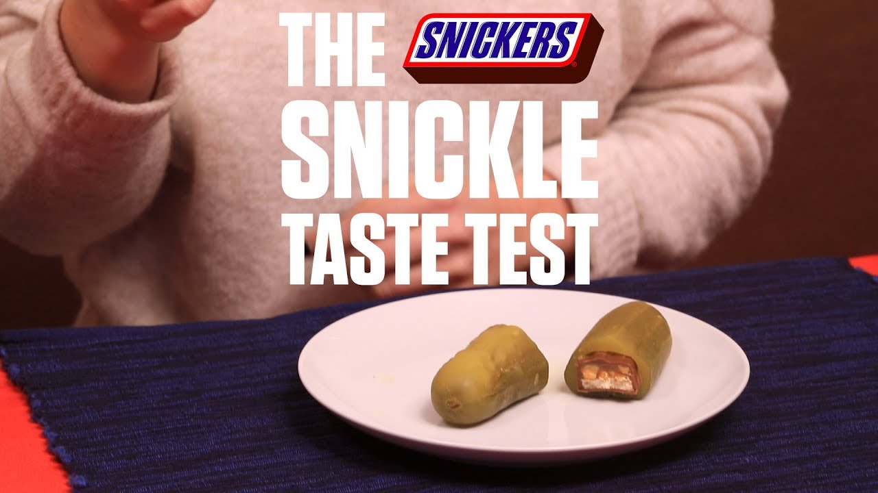 SNICKERS Team Tries The SNICKLE - YouTube