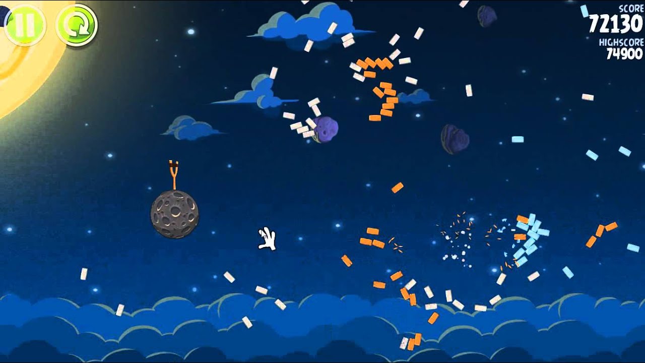 Angry Birds Space Level 1-14 - 3 Star Walkthrough.wmv - YouTube