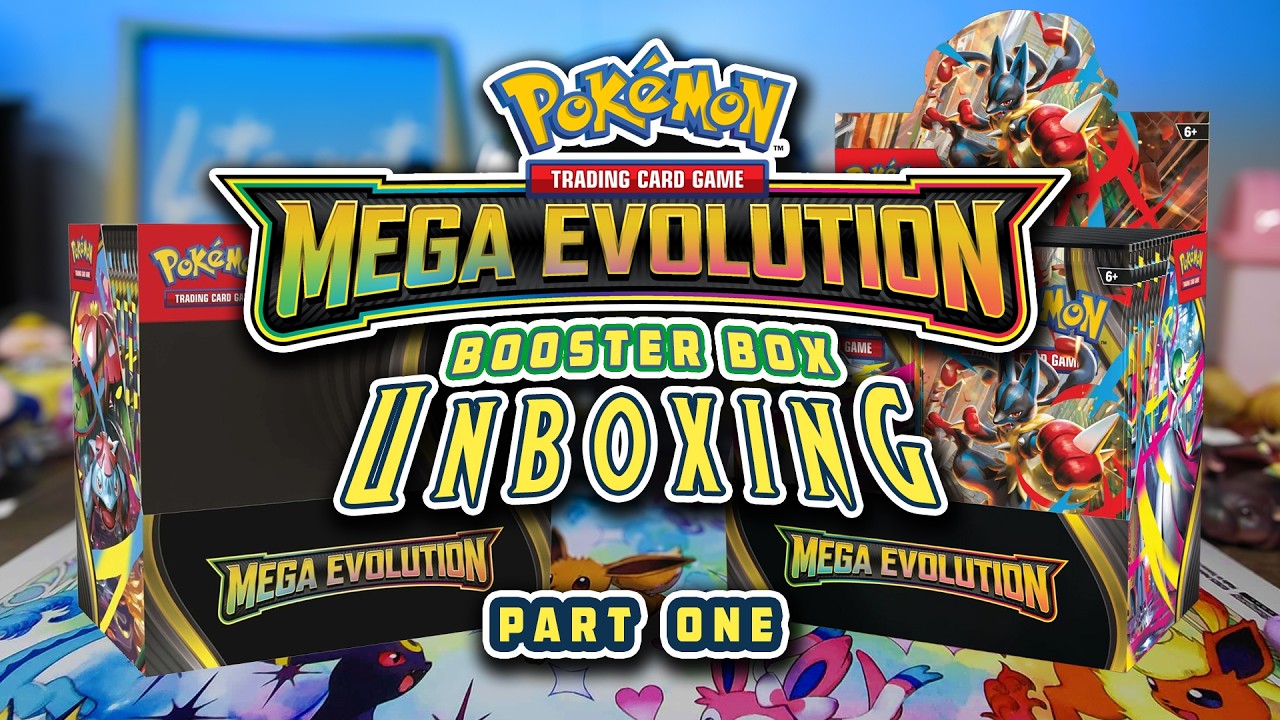 Pokémon Mega Evolution Booster Box Unboxing - Part One - YouTube