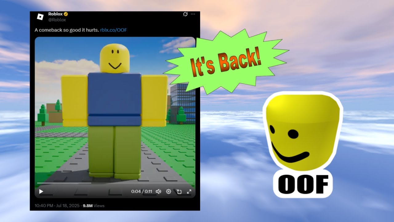 OOF SOUND RETURNS After 3 Years! - YouTube