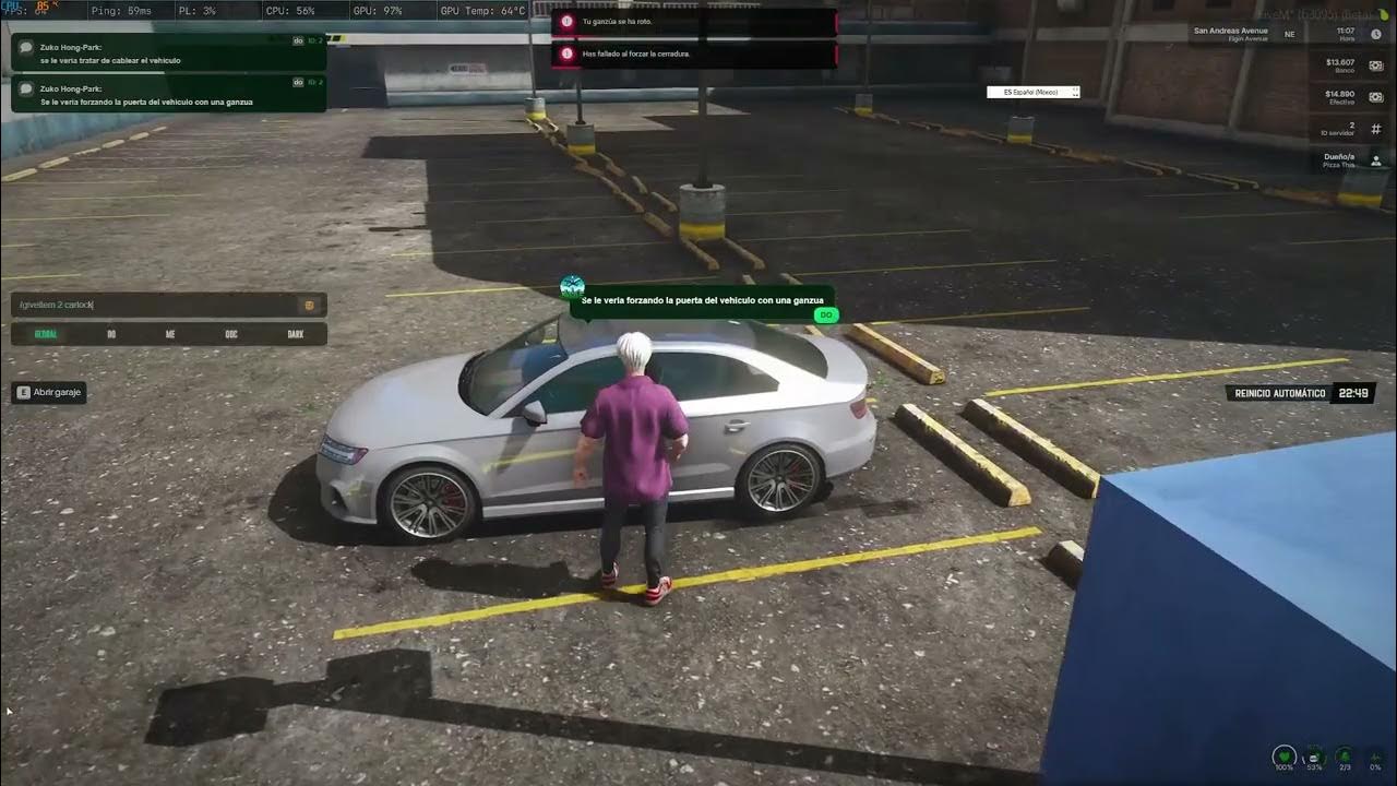 [QB, QBX, ESX] Vehiclekeys Total Vehicle Control script FiveM - YouTube