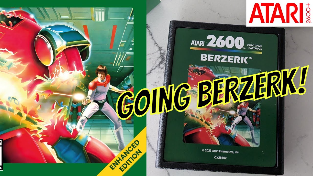 Berzerk Enhanced Edition for the Atari 2600+ (Gameplay and Commentary ...