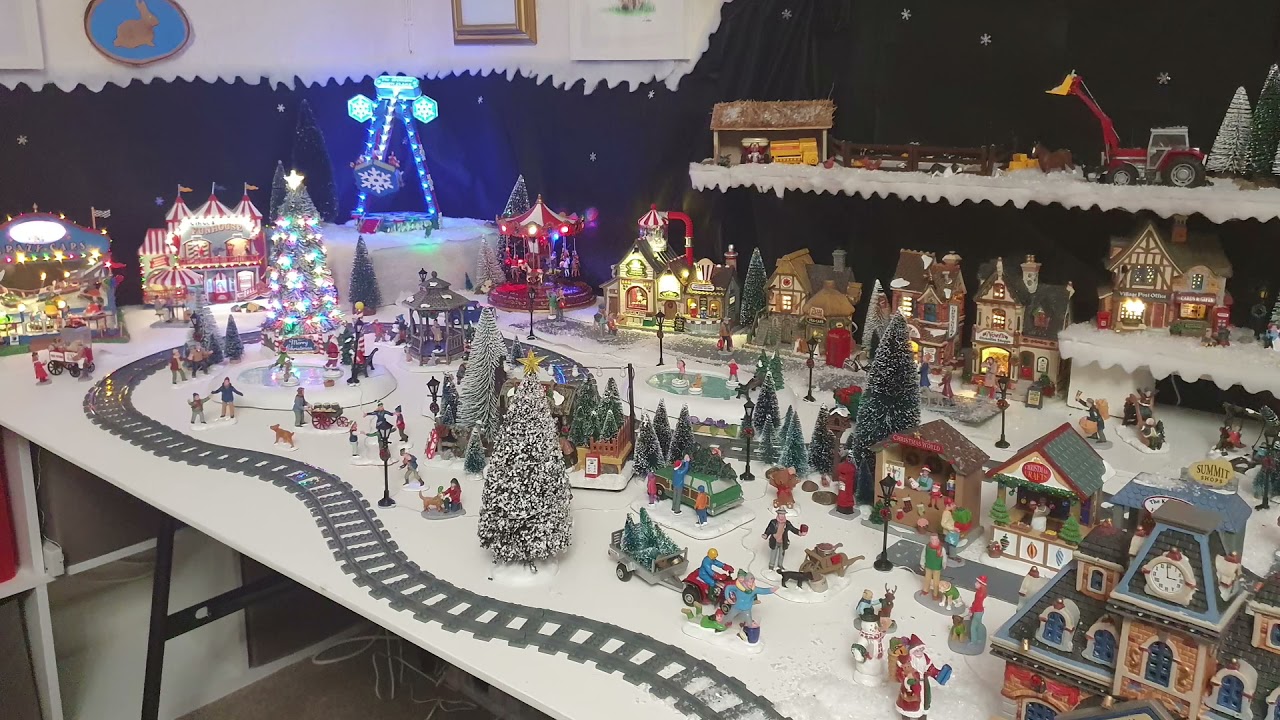 Lemax Christmas Village & Fun Fair - YouTube
