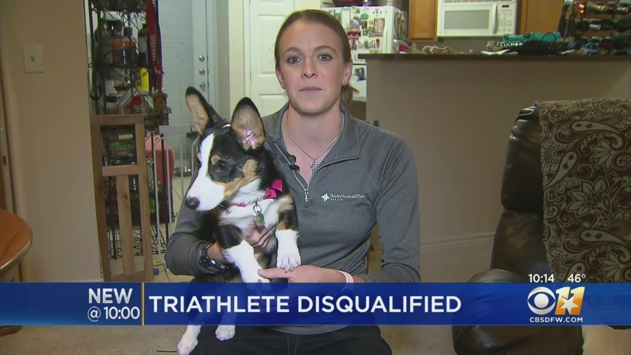 Plano Triathlete Disqualified From Race For Carrying Dog Across Finish ...