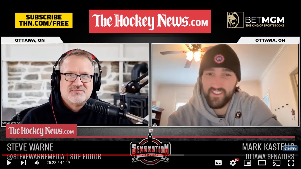Sens Nation Podcast: Sens Forward Mark Kastelic Joins Us - YouTube