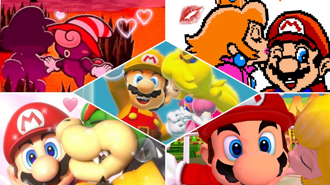 Evolution of Mario Being Kissed By Everyone (1981-2024) - YouTube