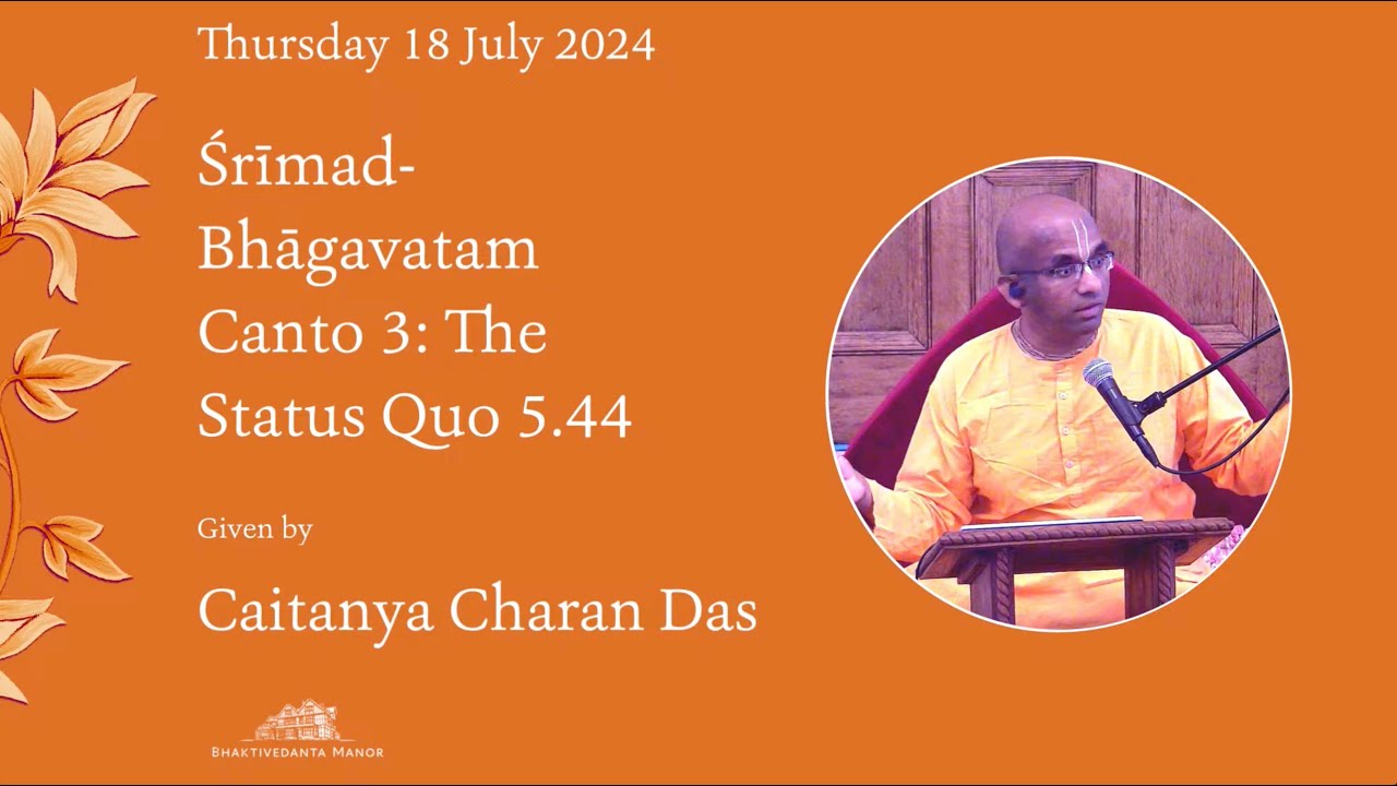 Making scripture relevant-Traditional & contemporary examples, Bhaktivedanta Manor, London - YouTube