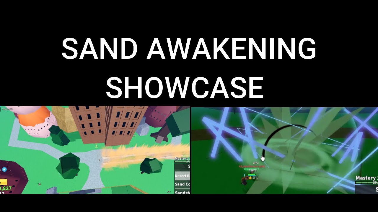 Sand Awakening Showcase | Blox Fruits - YouTube