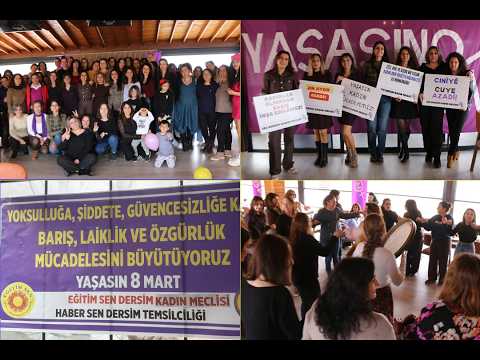Dersim SES ve Eğitim-Sen Kadın Meclisleri 8 Mart kahvaltı etkinlikleri düzenledi!