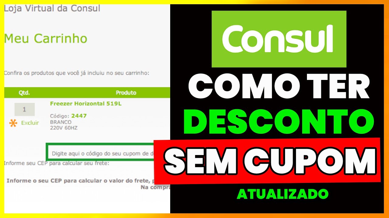 PRODUTOS DA CONSUL - COMO COMPRAR NA CONSUL COM DESCONTO | SEM TER CUPOM DE DESCONTOS! - YouTube