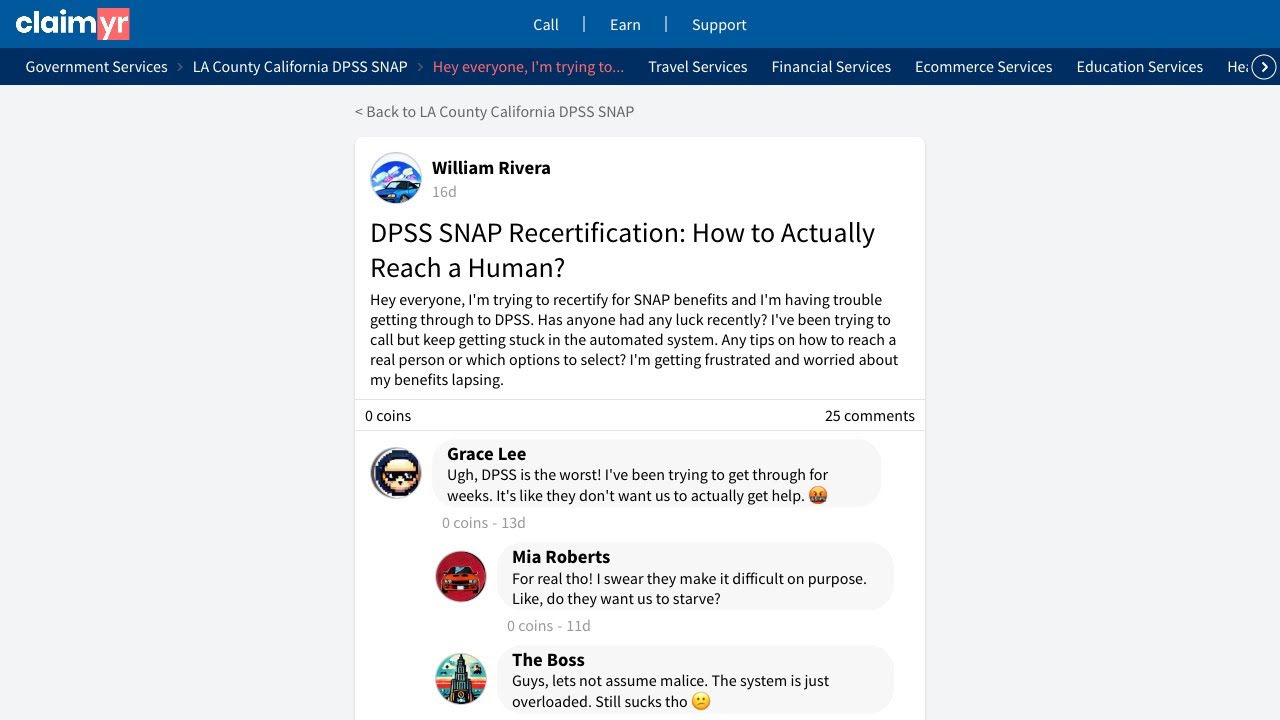 How to Reach DPSS LA County SNAP Recertification Phone System Guide ...