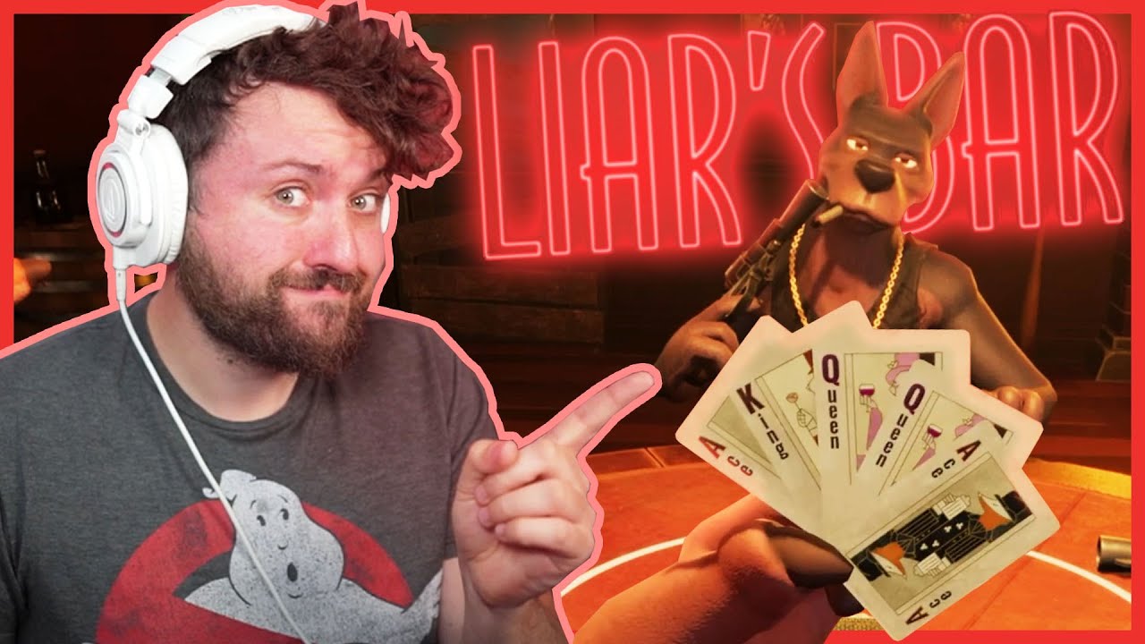A NEW simple and hilarious deception game! | Liar's Bar w/ Friends ...