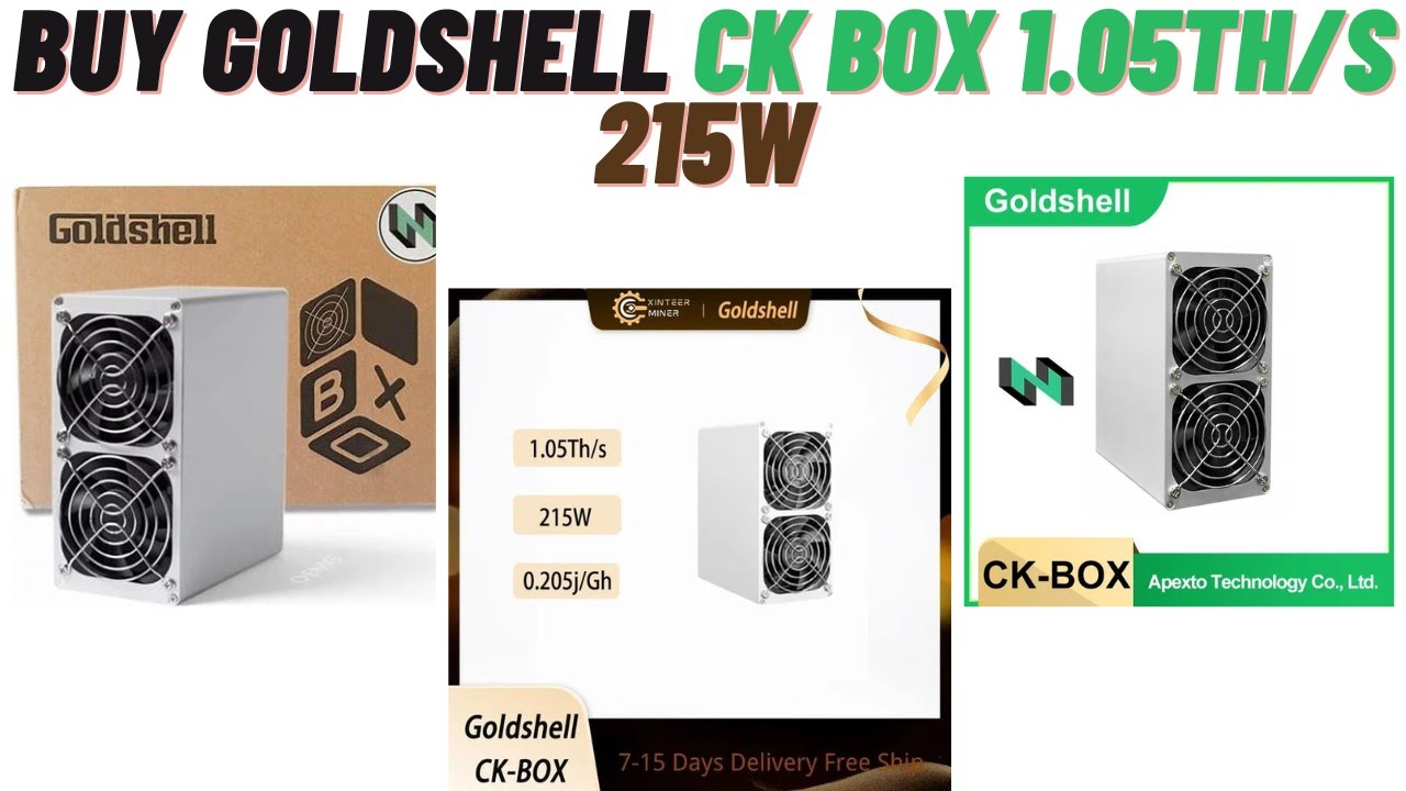 Unleashing Potential: Goldshell CK BOX 1.05Th/s 215W Miner | Review ...
