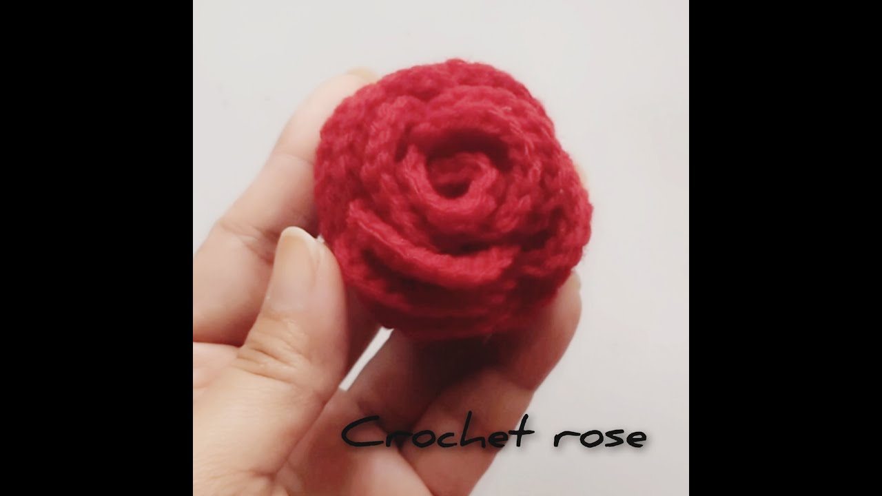 Crochet rose - super easy and quick tutorial | How to crochet rose ...