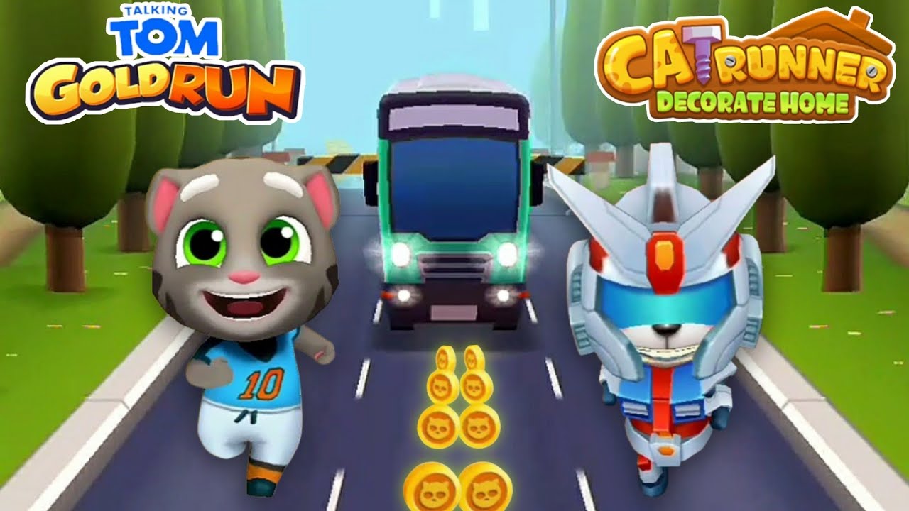 Cat runner VS Tom gold run gameplay new challenge 😎 - YouTube