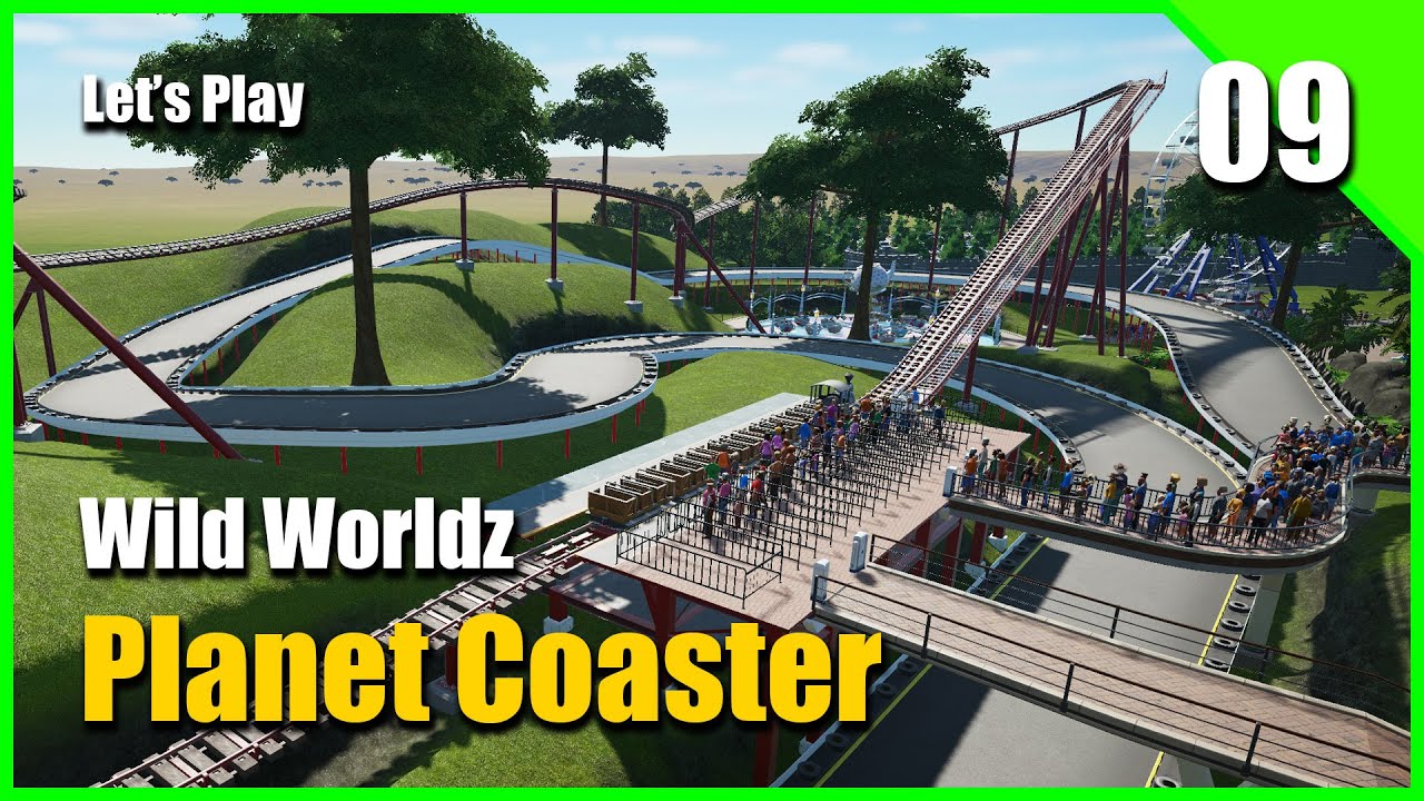 Planet Coaster - Wild Worldz - 09 - Family Friendly Roller Coaster - YouTube