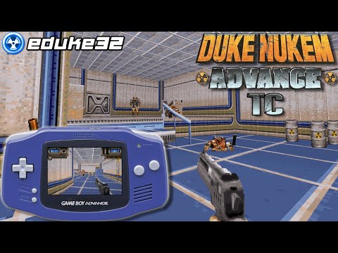 Duke Nukem Advance TC for PC! - levels 1 & 2 gameplay comparison GBA (RetroArch) vs PC 4K
