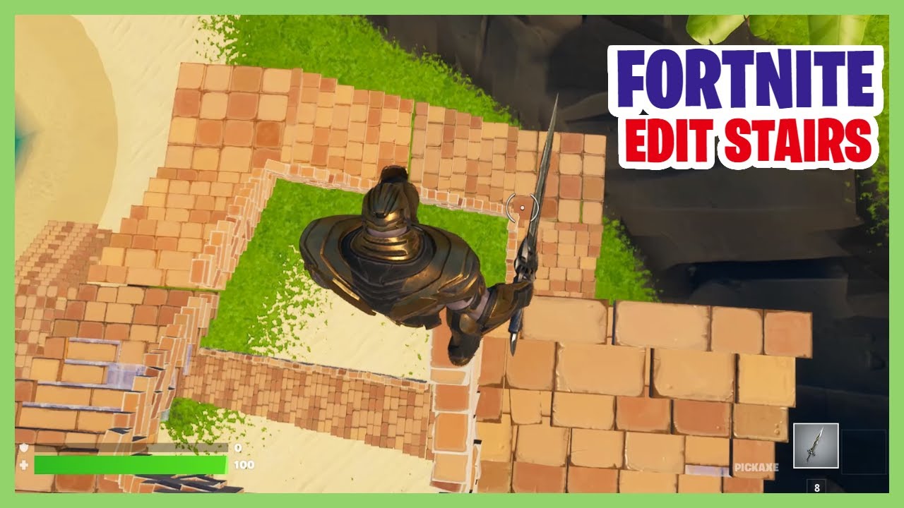 HOW TO EDIT STAIRS IN FORTNITE (PS5,PS4,PC,XBOX, CONTROLLER AND ...