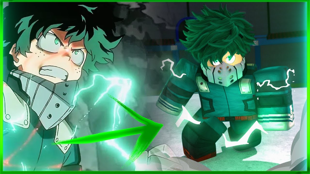 ANIMATED DEKU PROFILE PICTURE | ROBLOX SPEED ART GFX - YouTube
