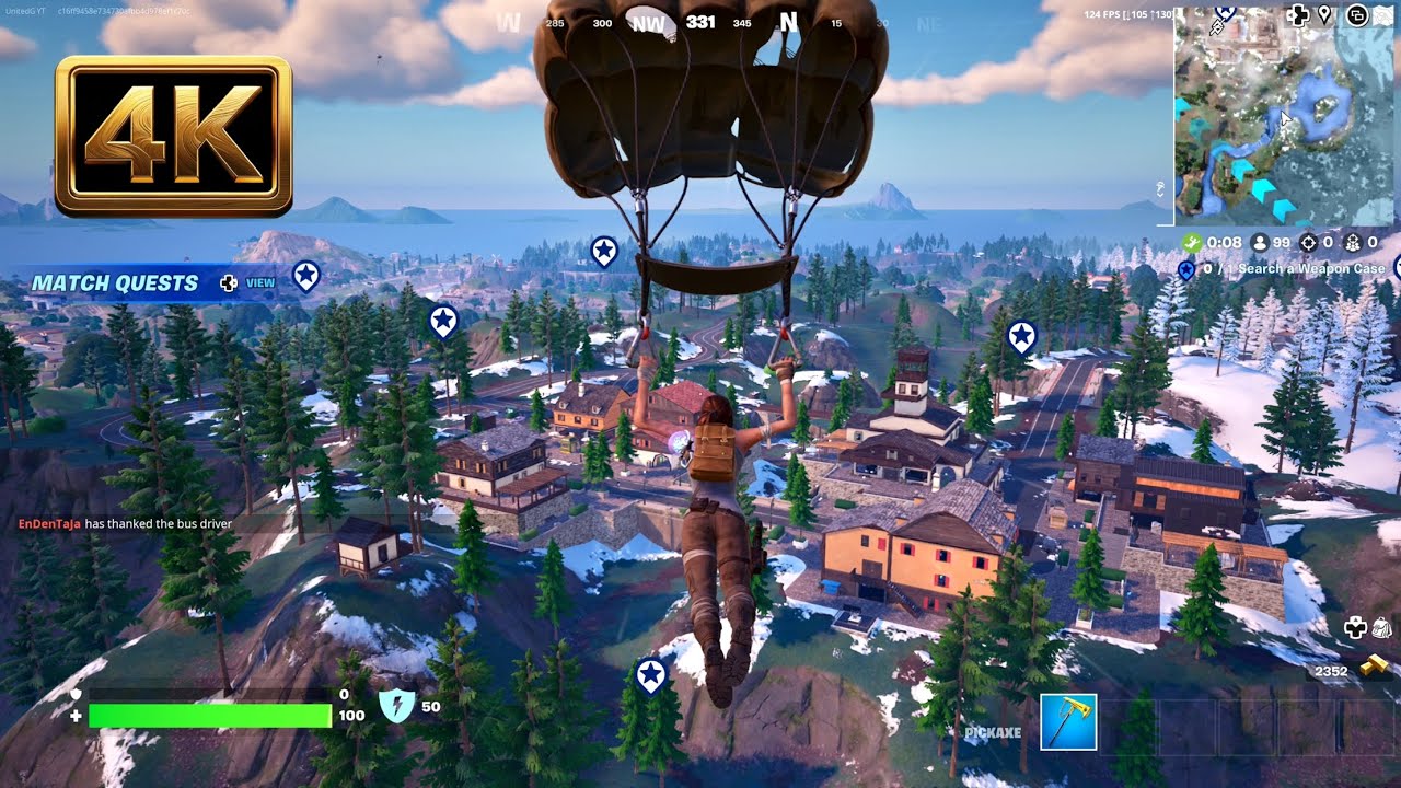 Fortnite Gameplay 4K 120FPS - YouTube