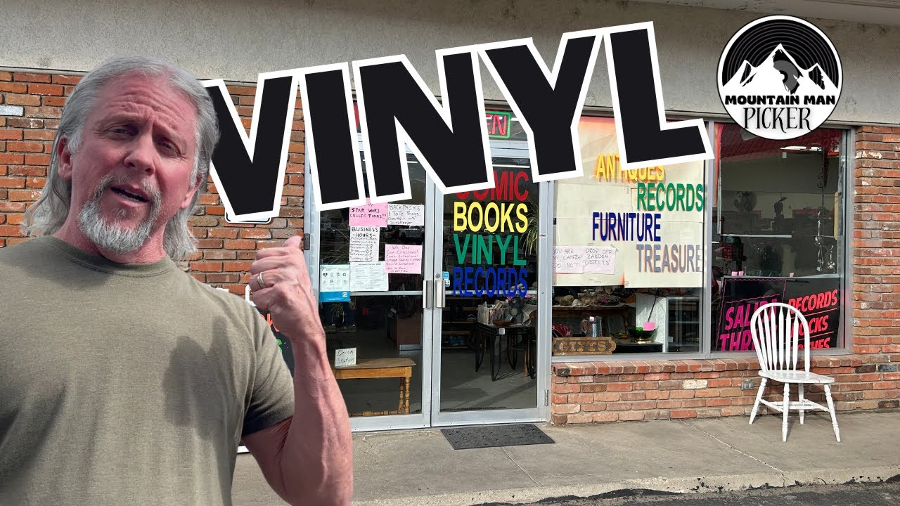 Thrifting Thrills: Classic Rock Vinyl Crate Digging For Treasure - YouTube