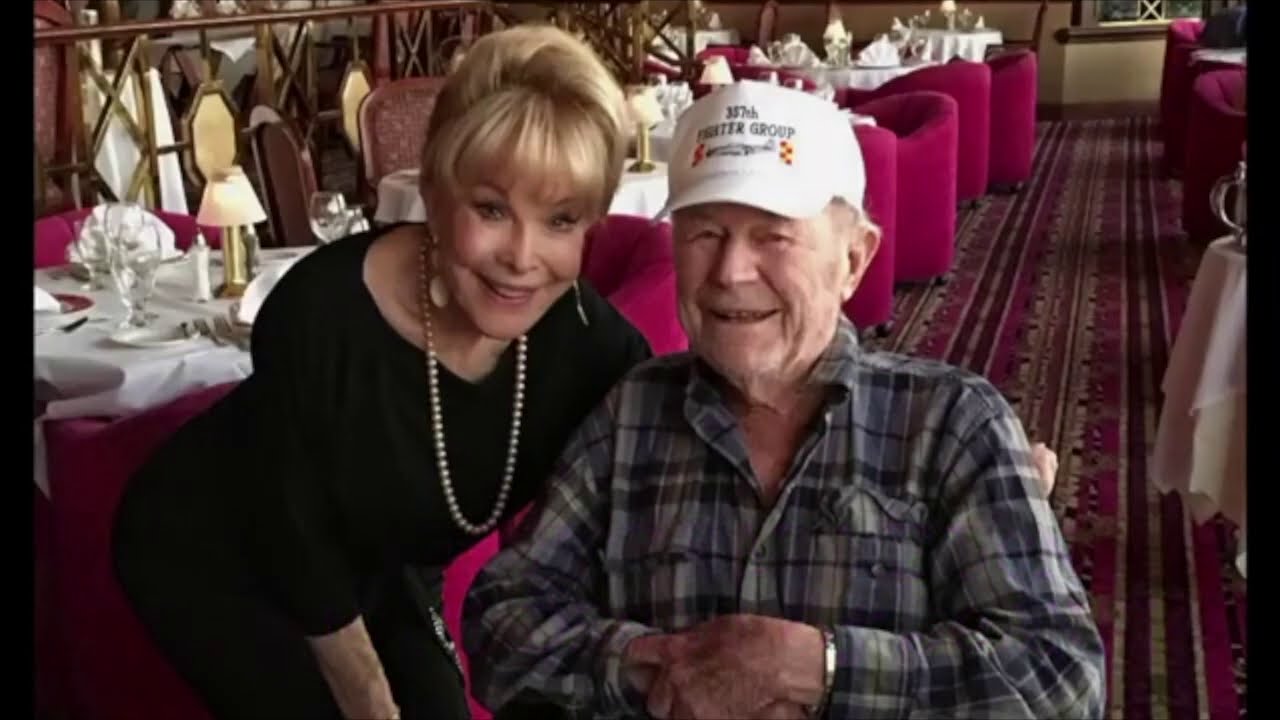 Barbara Eden Pays Tribute to Chuck Yeager - YouTube