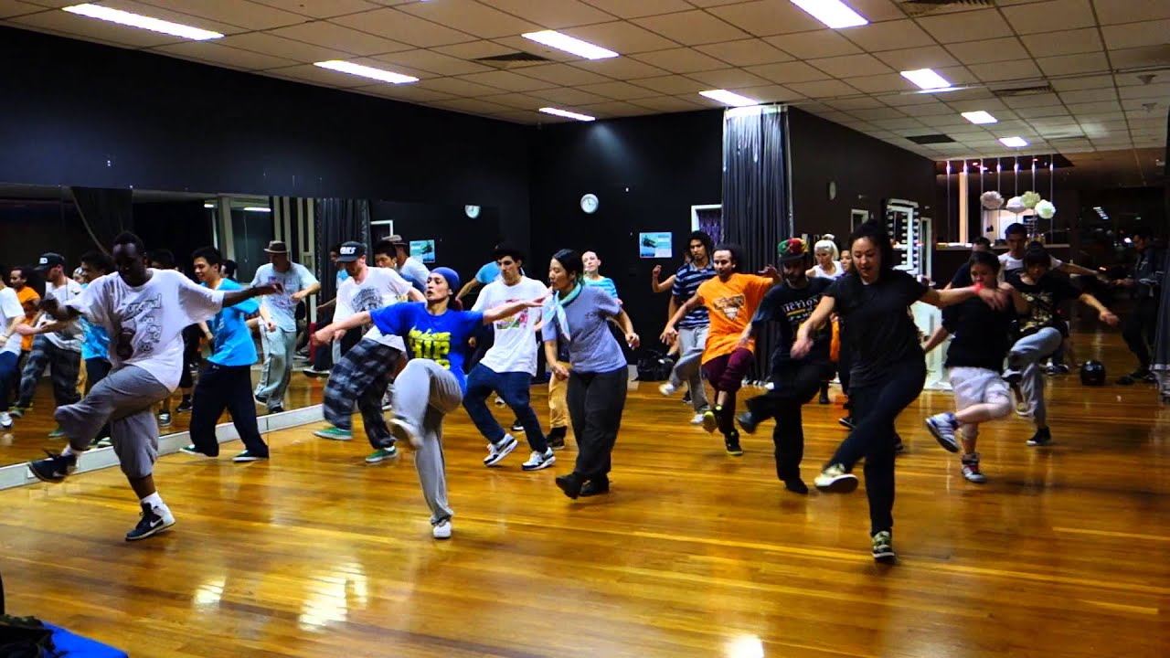 Group routine - Melbourne dancers & Buddha Stretch - YouTube