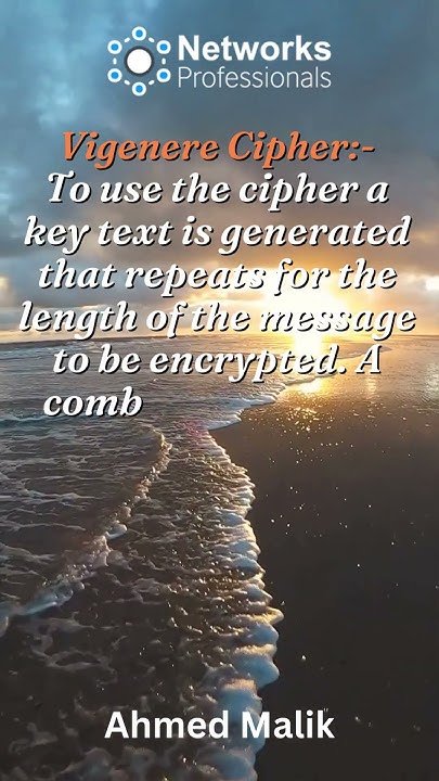 What is Vigenere Cipher ? - YouTube
