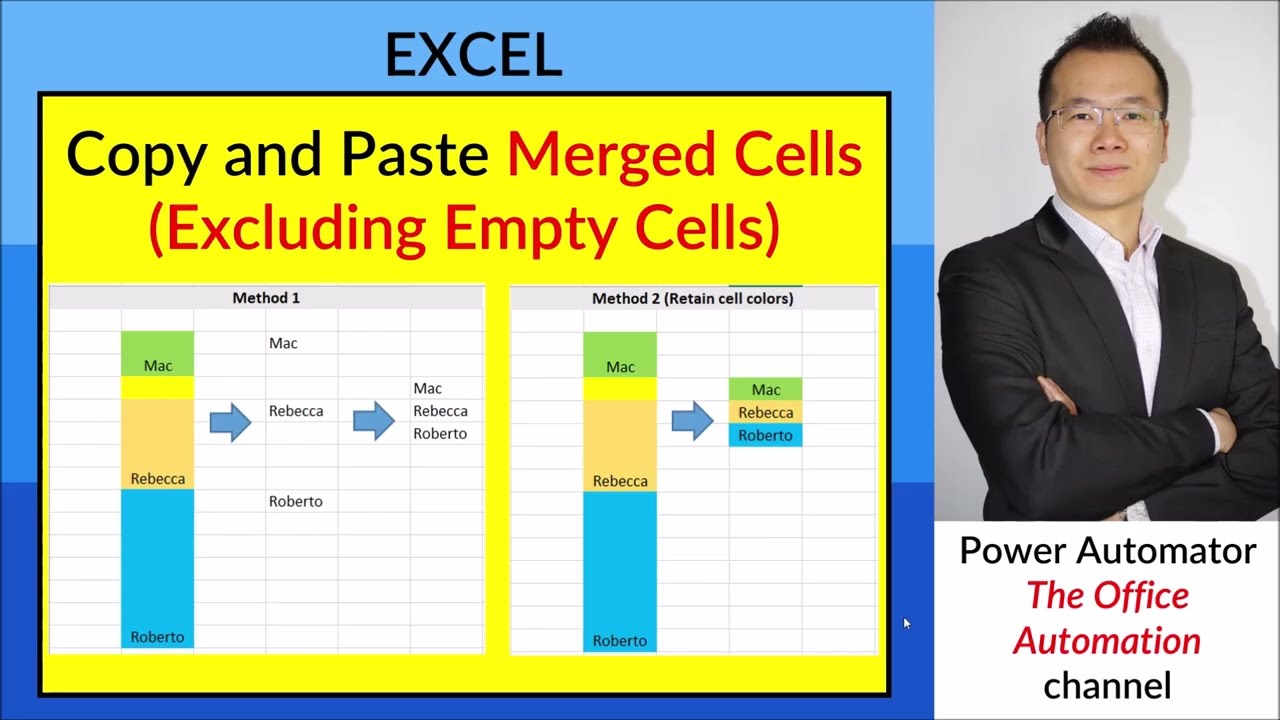 How To Copy And Paste Merged Cells Into Single Cells In Excel Without How To Copy And Paste Merged Cells Into Single Cells In Excel Without