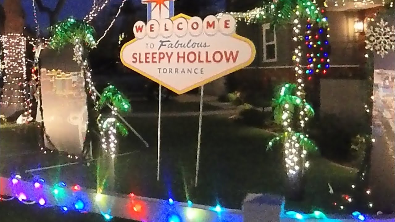 Holiday Lights Walking Tour - Sleepy Hollow (December 2024) - YouTube