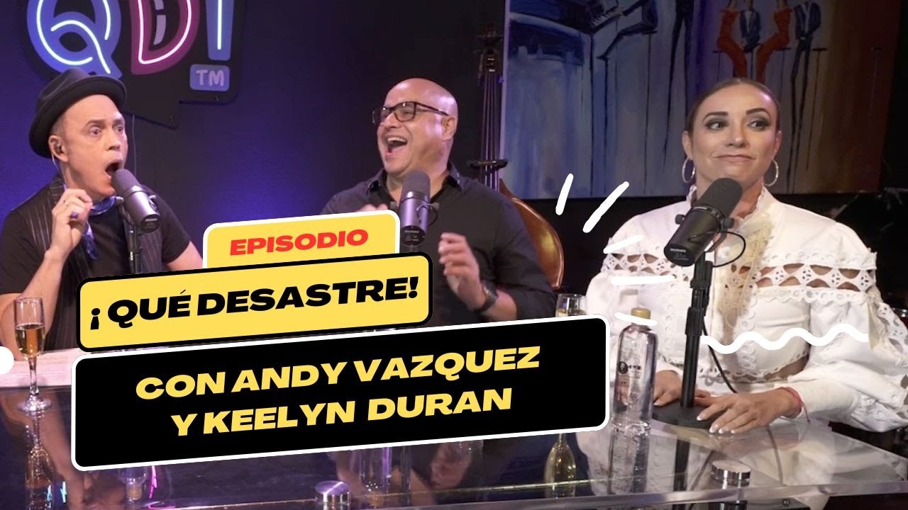El humorista Andy Vazquez y la actriz Keelyn Duran pasandola super en ...