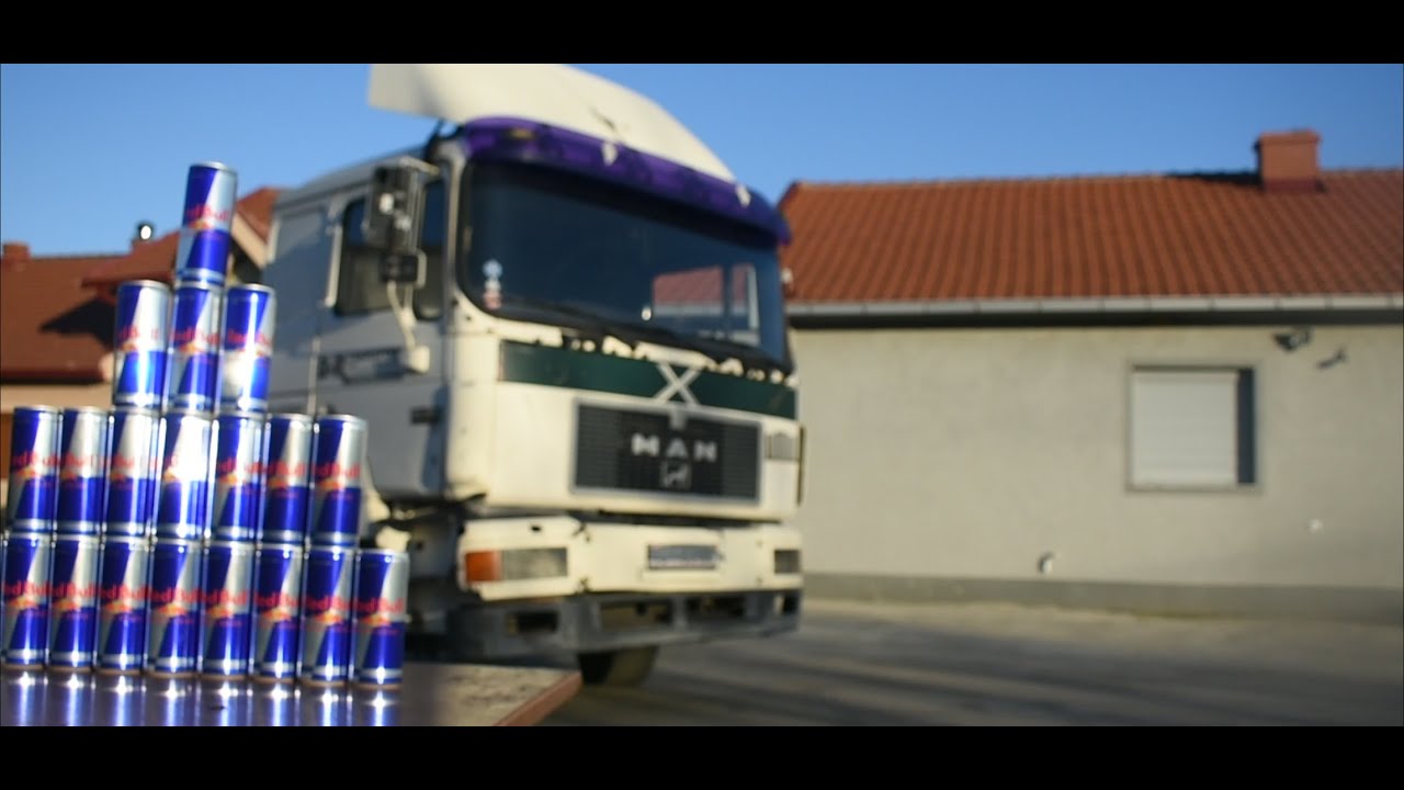 Crushing Crunchy&soft things by truck!REDBULL VS TRUCK! - YouTube