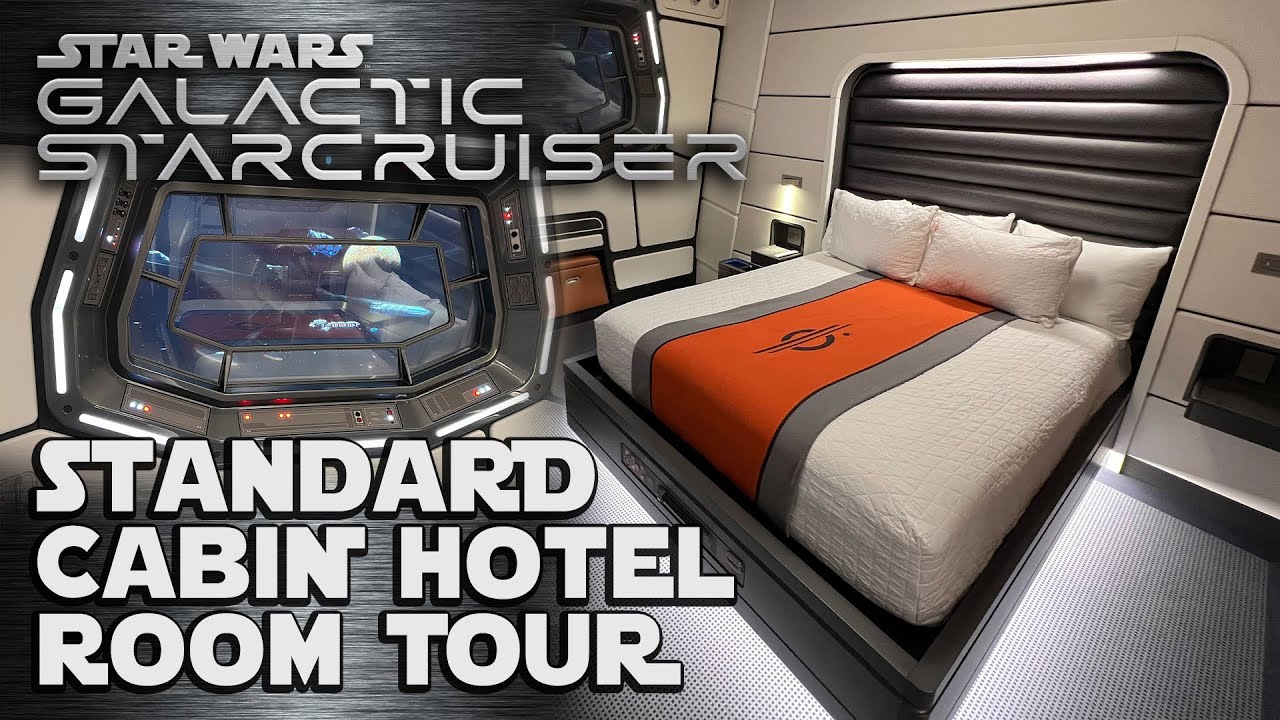 Standard Cabin Hotel Room Tour - Star Wars: Galactic Starcruiser - YouTube