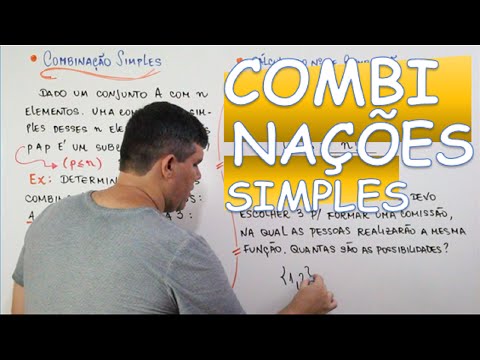 COMBINAÇÃO SIMPLES