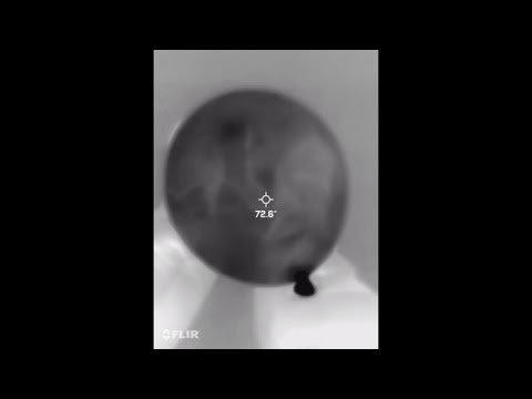 What do balloons look like in Infrared? - YouTube