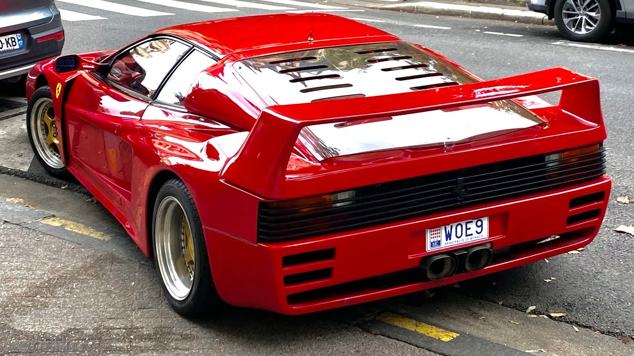 NON, ce n'est pas une F40!! Ferrari testarossa LOTEC 1 OF 3 - YouTube
