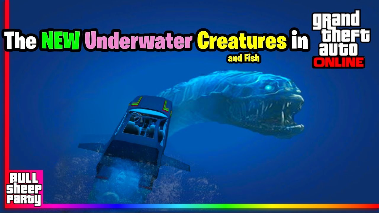 All New Underwater Creatures in GTA Online (that I've found so far) GTA ...