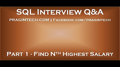 SQL Server Interview Questions and Answers - YouTube