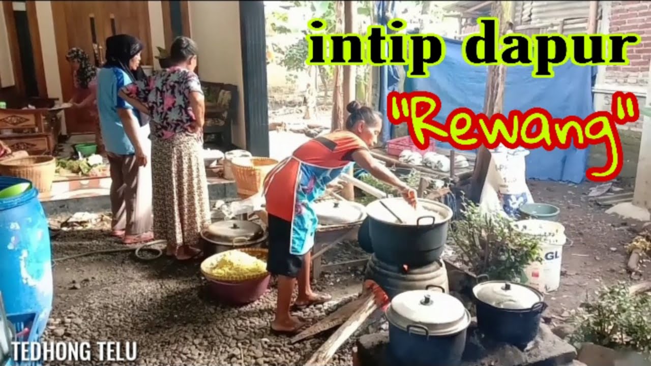 Suasana dapur rewang manten jawa || tradisi rewang di jawa. - YouTube