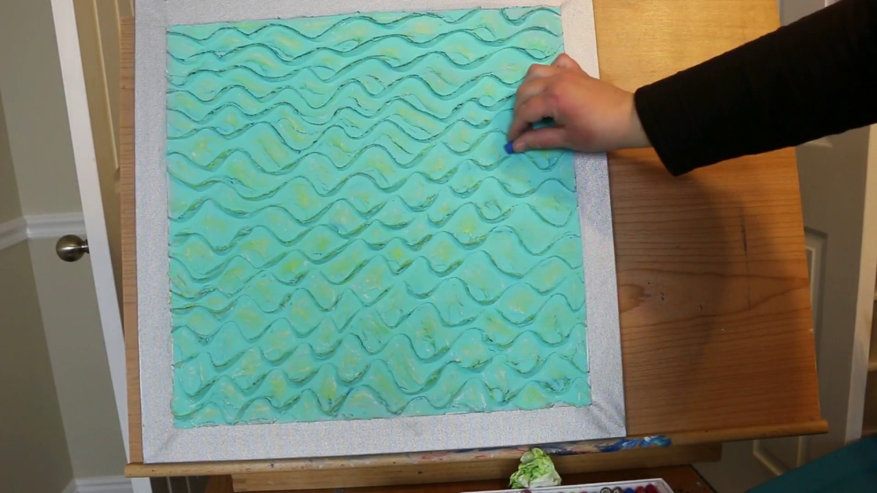 How to Emphasize Texture Using Oil Pastels - YouTube