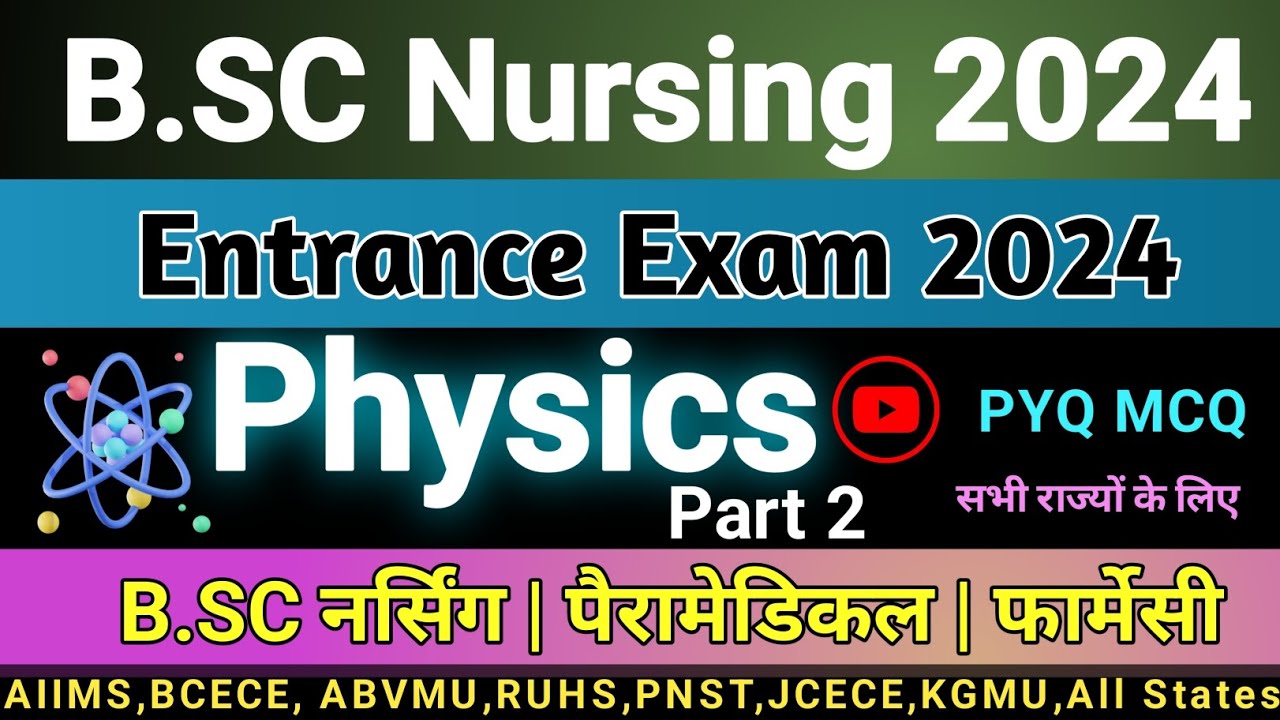 BSC Nursing Physics Classes || Bsc Nursing Physics Questions - YouTube