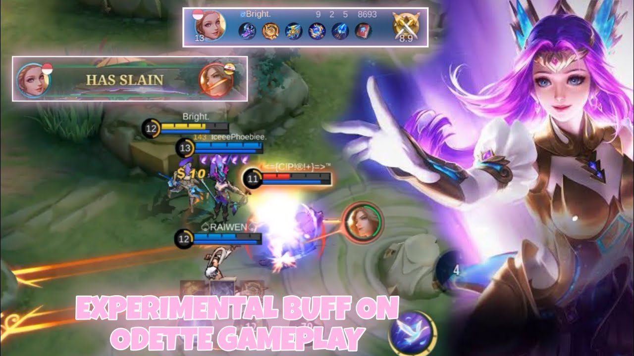 NEW ODETTE ULTIMATE EXPERIMENTAL BUFF FULL GAMEPLAY - Raymarcc - YouTube
