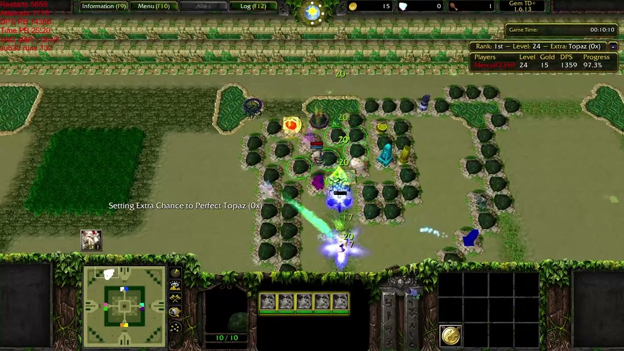 gem td 15281 dps pb ( rank3 ) - YouTube