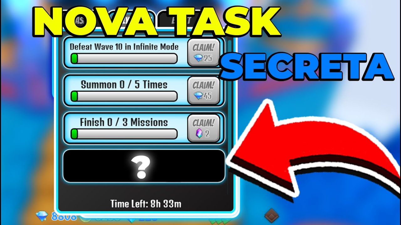 ESSA NOVA TASK DA STARDUST!!! NOVA MISSÃO NO ALL STARS TOWER DEFENSE ...